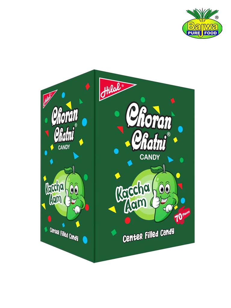 Hilal Choran Chutney Kacha Aam Candy 70Pcs