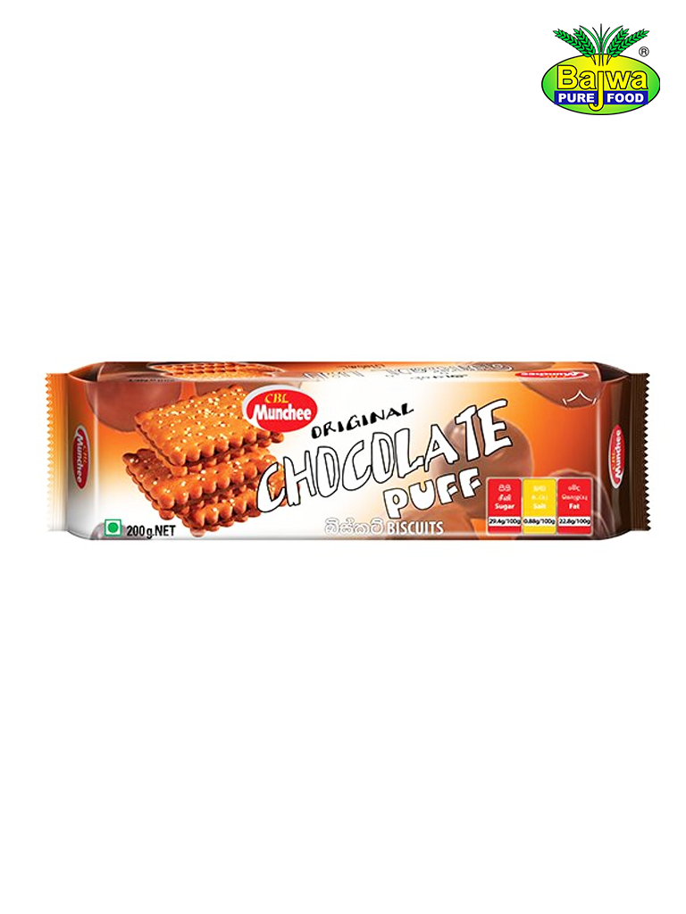 Munchee Biscuits Chocolate Puff 200g